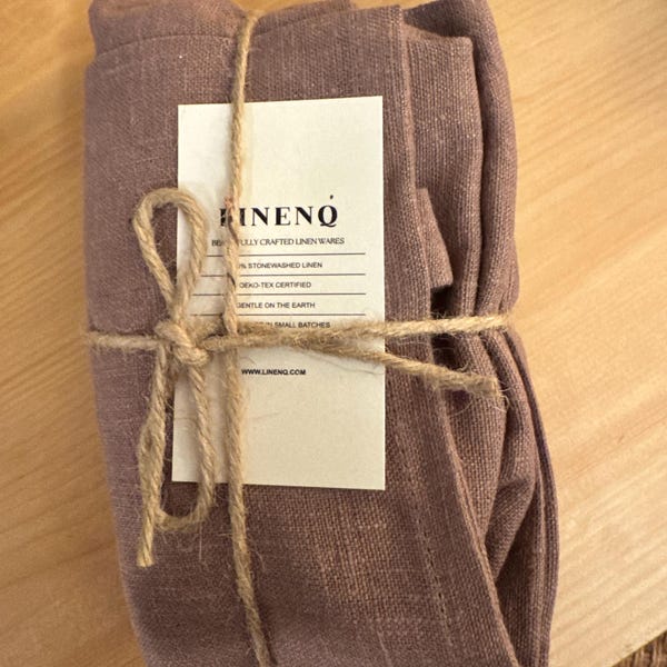 Linen Pottery Apron Split Leg. Linen Apron With Pockets for Women and ...