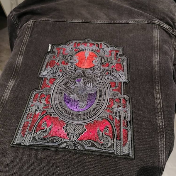 Embroidered Monsters of Imagination Back Patch - Goth Occult Art - Etsy