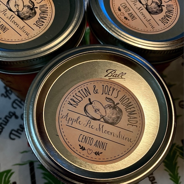 Custom WATERPROOF Mason Jar Label, Apothecary Canning Jar Sticker ...