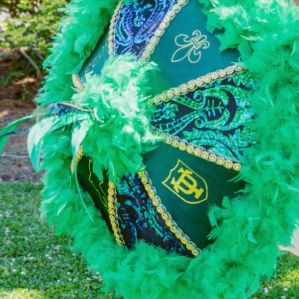 Graduation Umbrella, LSU, Graduation Second Line Umbrella, Sequin ...