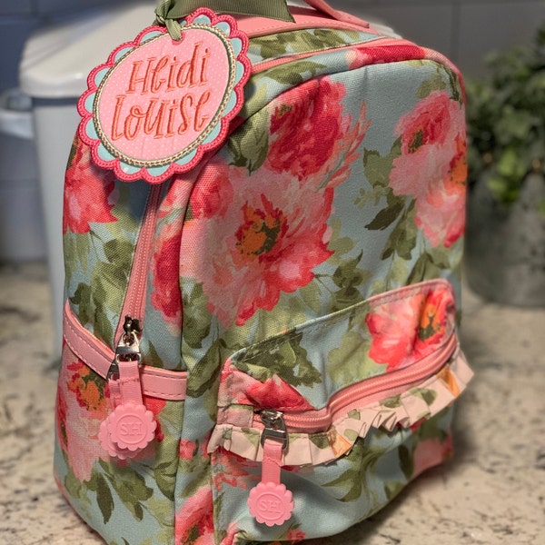 Custom Backpack Tags-monogrammed Tags-backpack Tags-monogrammed Tag ...