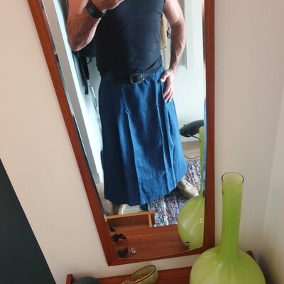 Men's Asymmetric Tunic Top Flax Linen Clothes for Men - Etsy