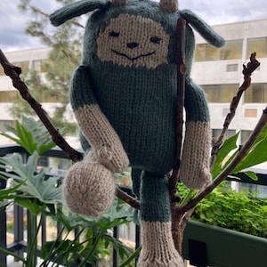 Yeti and Sasquatch Knitting Pattern - Etsy