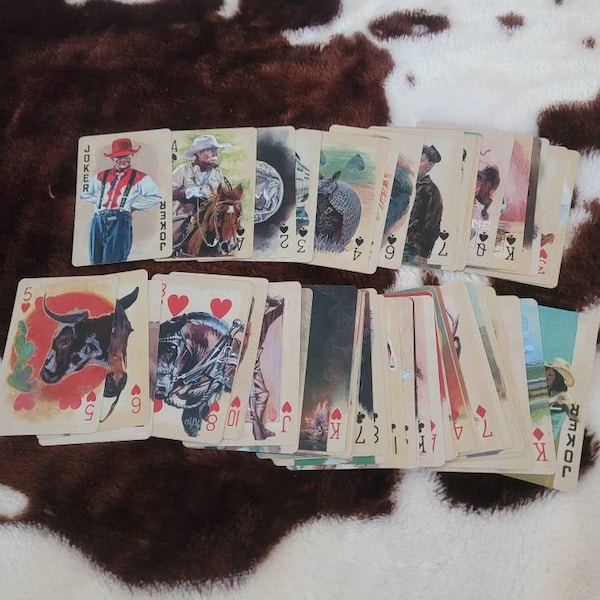 1ST DECK Western Art Playing Cards - Etsy