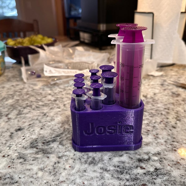 Custom Syringe Holder/drying Rack Made to Order. Customized With Your ...