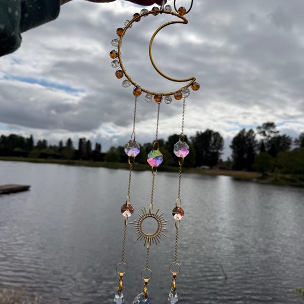 45mm AB Flower Disc Sun Catcher Prisms for Windows | DIY Bulk ...