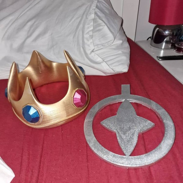 Splatoon 2 Inspired Pearl Deluxe Inkling Cosplay MC Princess Crown ...