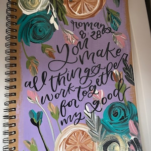 The Jeanette Bible Hand Painted Customizable Custom ESV - Etsy