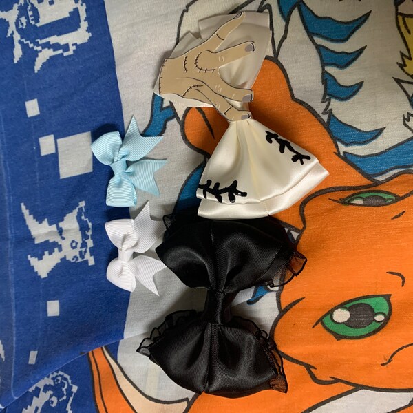 Thing and Wednesday Addams Inspired Hairbow - Etsy