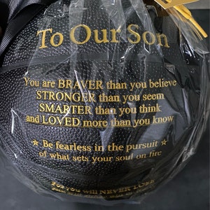 Custom Basketball You Can Add a Custom Message On. Gift From a Group or ...