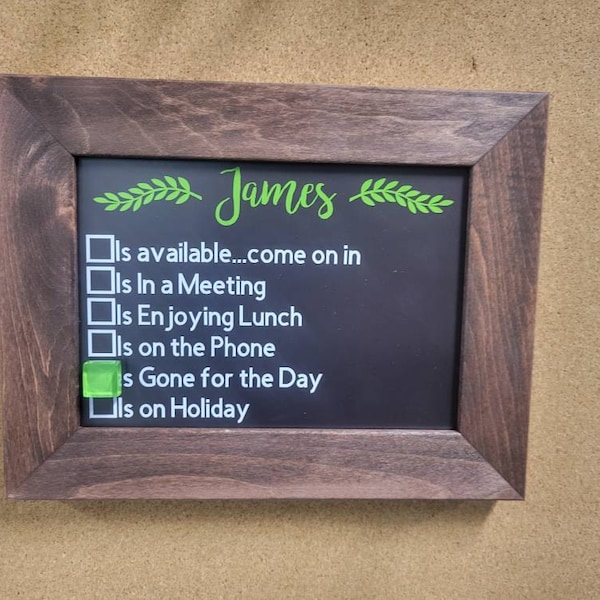 On Vacation Sign,on the Phone Sign,name Door Sign,name Plaque Sign ...