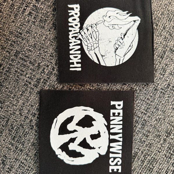 Anarchy Black Rose Punk Back Patch DIY Anti-authority Metal Crust Doom ...