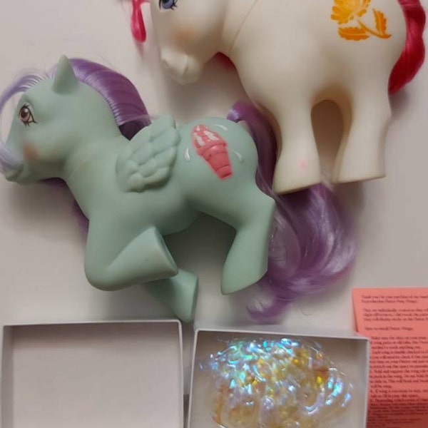 My Little Pony G1 Vintage Candy Cane Pony Sugar Apple - Etsy