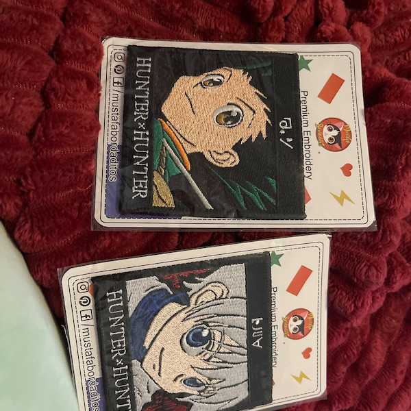 Anime Characters - Embroidered Patch - Premium Embroidery - Etsy