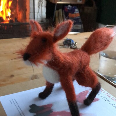 Fox Needle Felting Kit for Beginners Plus Online Video - Etsy
