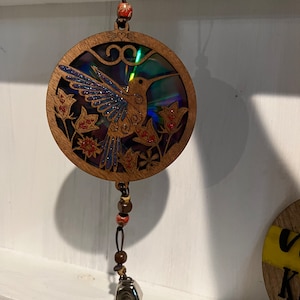 Owl Suncatcher Repurposing Dvds Laser Cut File SVG DXF - Etsy UK