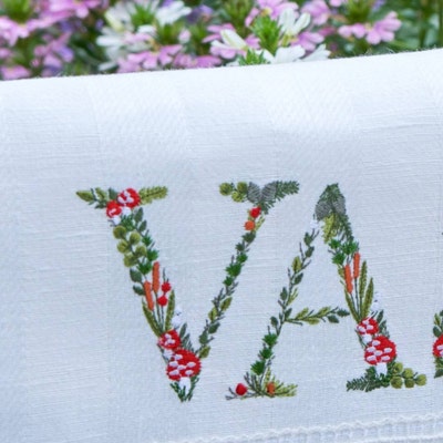 Machine Embroidery Design Modern Boho Flowers Modern Floral Digital ...