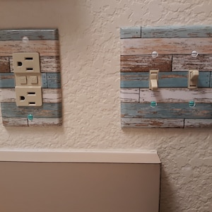 Beach House Themed Light Switch Cover Outlet Cover You - Etsy