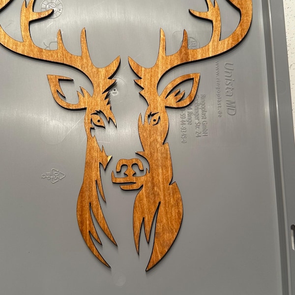 Deer Laser Cut Svg Dxf Files Wall Sticker Engraving Decal Silhouette ...