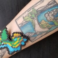 Kid Goku on Flying Nimbus Perler Magnet-dragon Ball Z Inspired Handmade ...