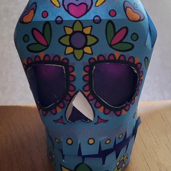 DIY Calavera Skull Hand Puppet: Printable Craft Template (PDF) - Etsy