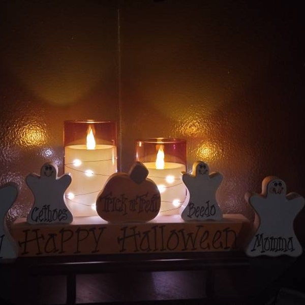 Christmas Tiered Tray Decor Individual Block Pieces Holiday Tiered Tray ...