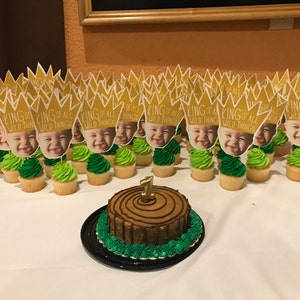 Birthday Personalized Face Cake Topper 30th, 40th, 50th, 60th, 75th ...