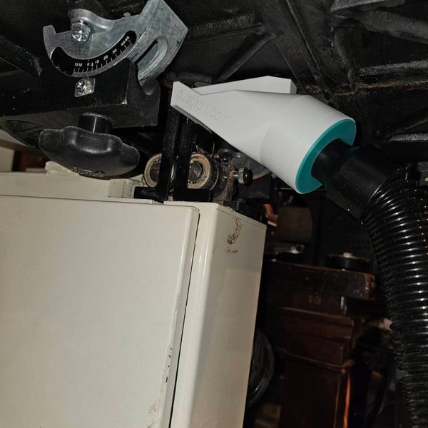 14" Bandsaw Dust Port (optimized for Shop Vac Use) Fits Powermatic, Jet ...