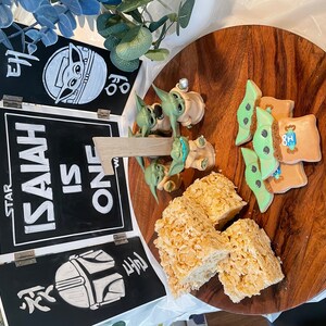 Grogu the Child Star Wars Sugar Cookies Dozen Customized - Etsy
