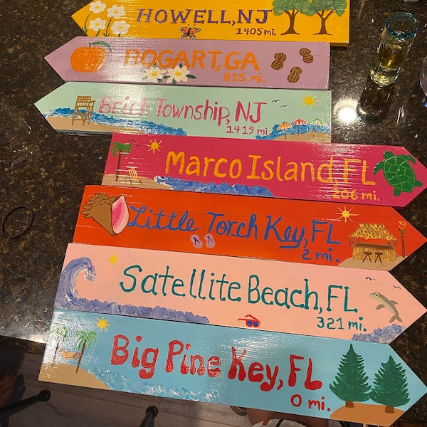 Destination Arrow Signs, Sign Post Arrows, Tropical Sign Post Arrows ...