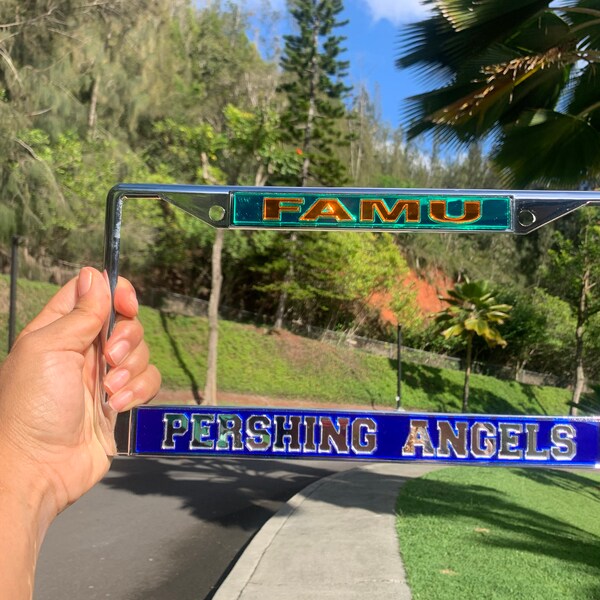 Custom Mirrored Laser Cut License Plate Frame - Etsy