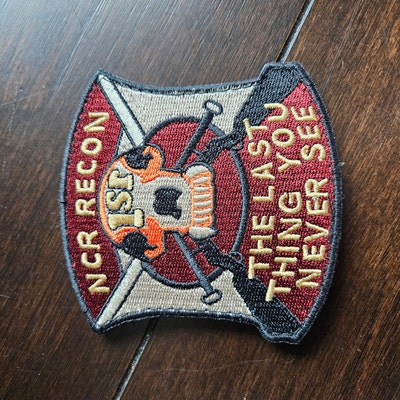 Fallout New Vegas Inspired NCR Recon Sniper Cosplay Gamer Patch Hook ...