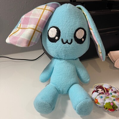 Standing Animal Plush Sewing Pattern .pdf Tutorial Cat Kitty Rabbit ...