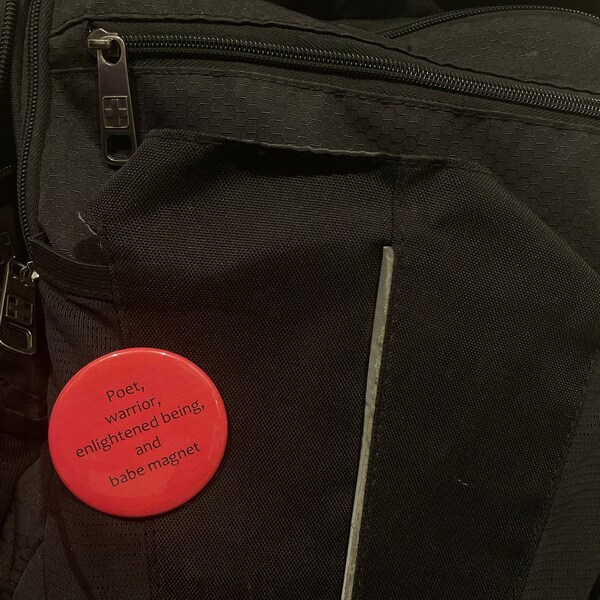 Disappearing People Button - Etsy