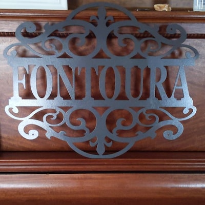 Personalized Name Metal Sign Custom Metal Name Sign - Etsy