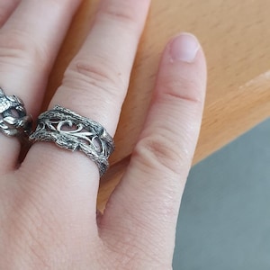 Unique Cracked Men's Ring Men's Dry Earth Band | Etsy