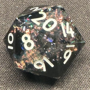 Andromeda Luxe Galaxy Dice, Planet Dice, Astronomy, Handmade Resin ...