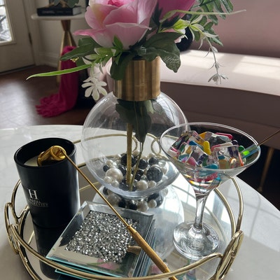 Gummy Bears Fake Martini Glass Resin Martini Drink & Faux Ice Cubes ...