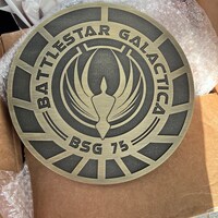 Battlestar Galactica Logo Sign Prop - Etsy Canada