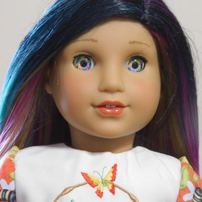 Nova Tempered Glass Irises for Swap on Eyes Doll Eyes Fits Most 18 ...