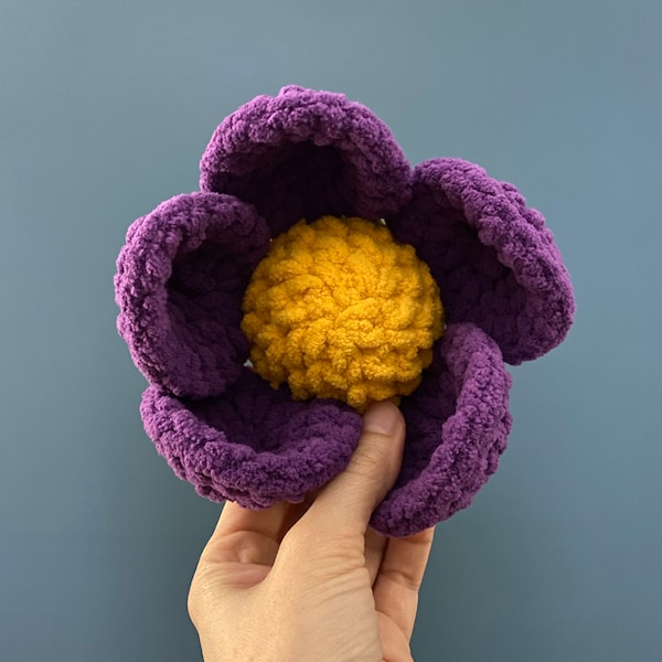 Crochet Flower Fidget Toy Pattern: Pop It Petals (PDF Pattern) - Etsy