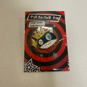 Phantom Thief Morgana mona Enamel Pin - Etsy