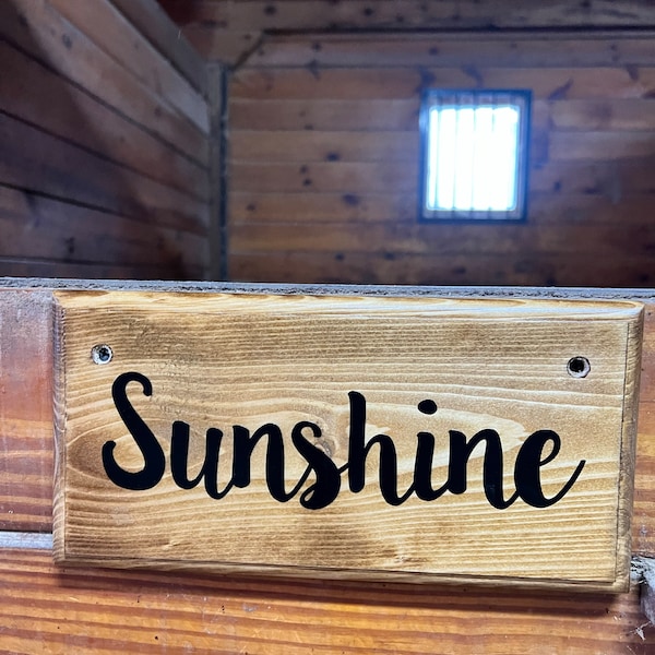 Horse Stall Sign, Stable Name Plate, Barn Name Sign, Horse Stall Name ...