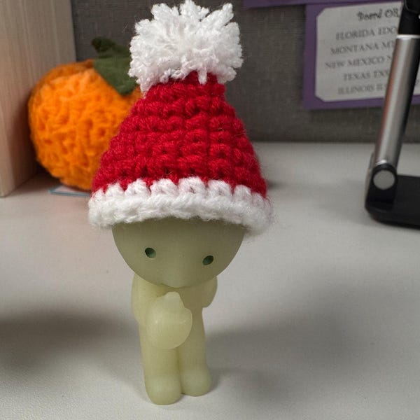 Crochet Smiski Froggy and Chick Hats | Adorable Accessories for Smiskis ...