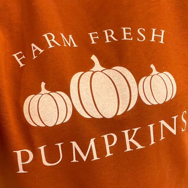 Farm Fresh Pumpkins Sweatshirt, Fall Sweatshirt, Cute Fall Shirts Women ...