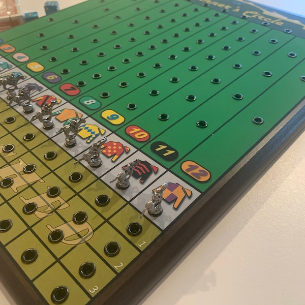 Magnetic Horse Race Board Game - 'winner's Circle' | Tabletop Game - Etsy