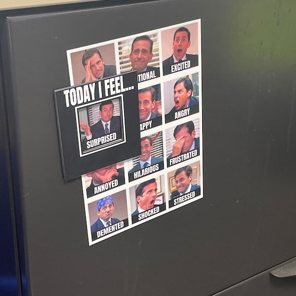 Michael Scott Mood Magnet - Prison Mike - Michael Scott Gifts - Steve ...