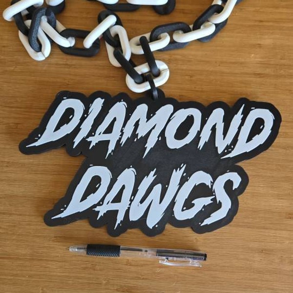 BIG CHAIN Sports Logo Necklace, Turn Over Chain, Player of the Game ...