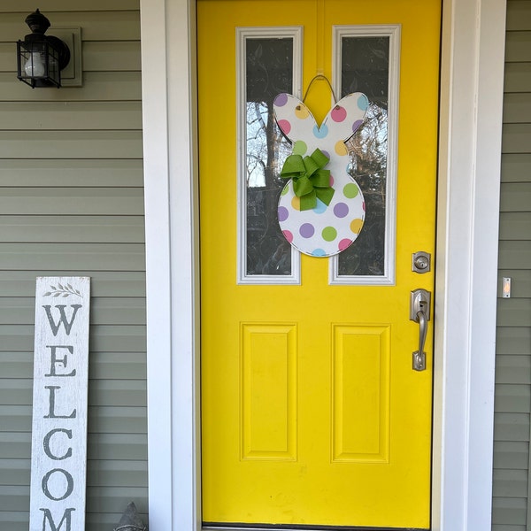 Easter Peeps Door Hanger Easter Door Hanger Bunny Door Hanger Rabbit ...