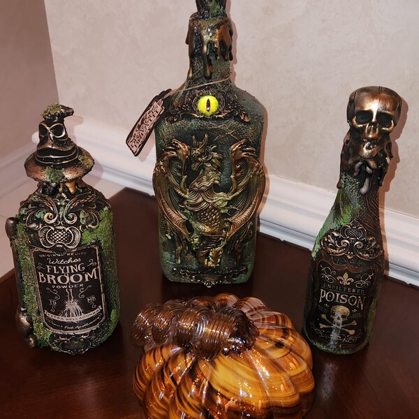 Potion Nightmare Tonic Glass Bottle 22/5 Cm , Wizard , Halloween ...